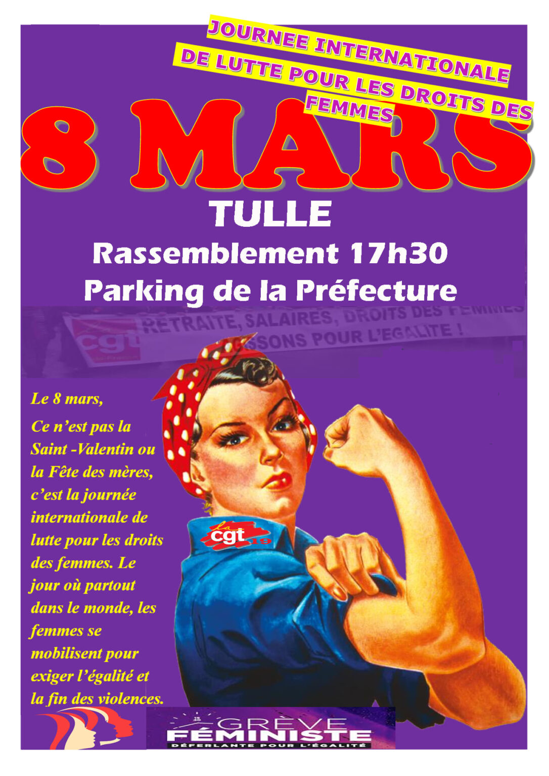 8 Mars Journée Internationale De Lutte Pour Les Droits Des Femmes